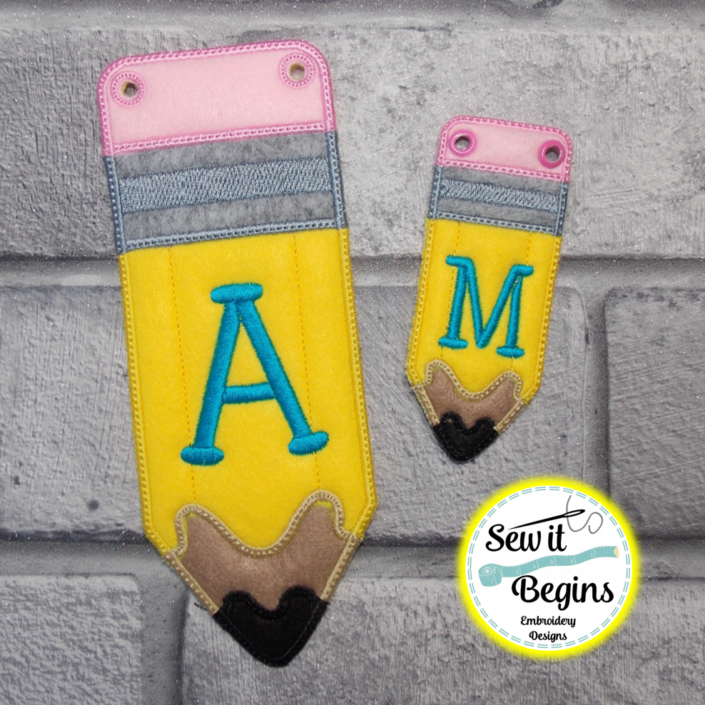 Cute Teacher School Pencils Alphabet Banner/Garland Letters & Numbers ...