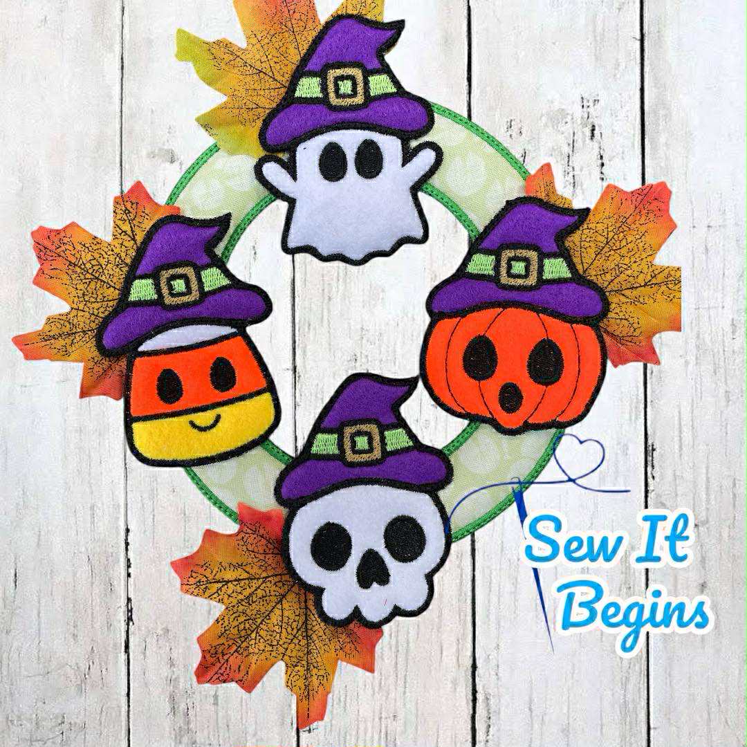 Kawaii Spooky Babies Halloween Set 4x4 - Digital Download – Sew it ...