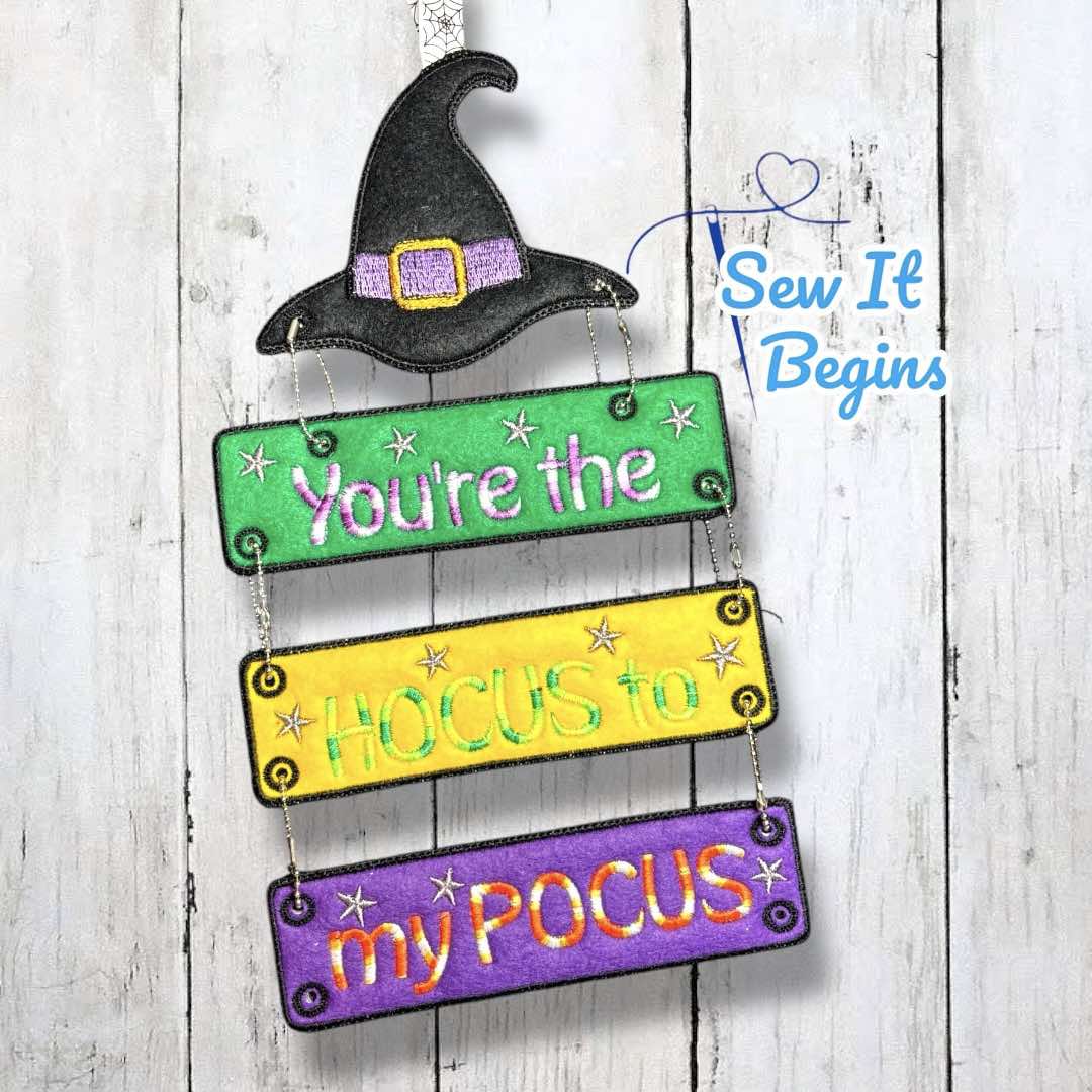 You're the Hocus to my Pocus Hanging Door Sign (5x7) - Digital Downloa ...