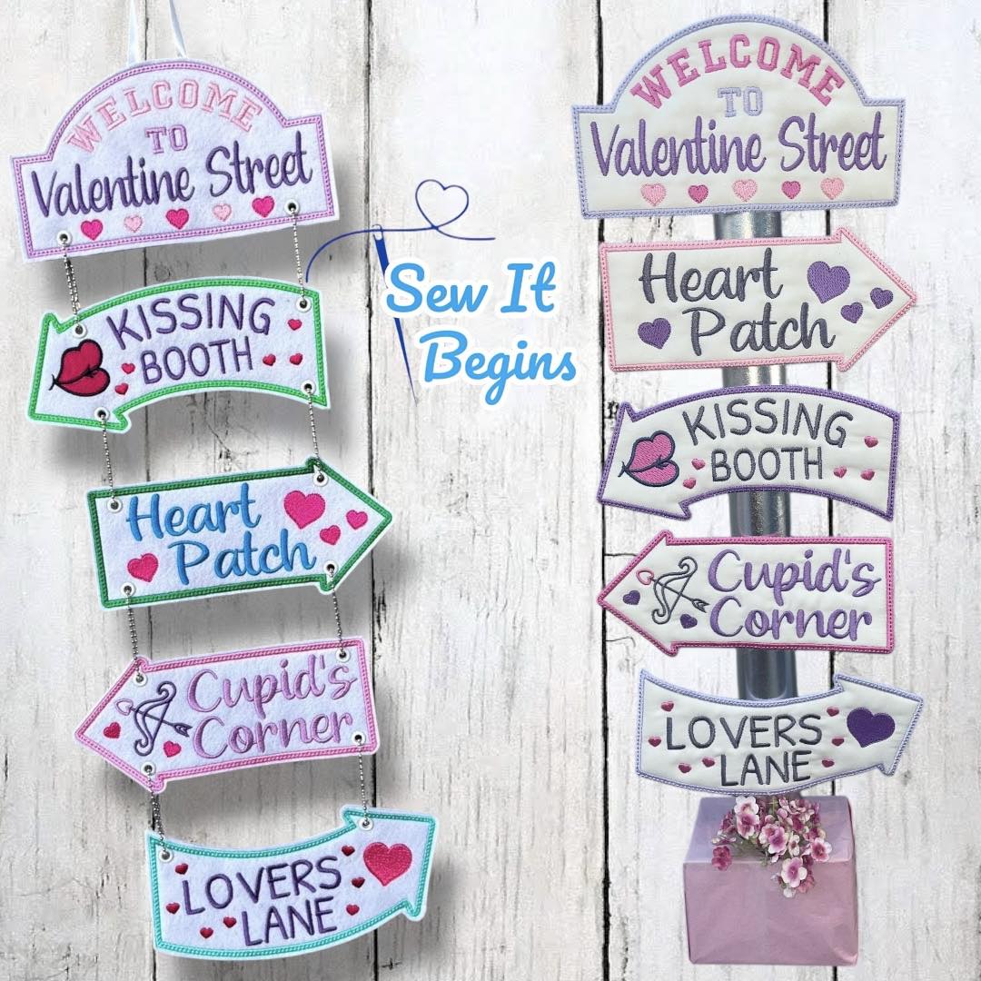 Welcome to Valentine Street Large Road Sign 5x7 - Digital Download ...