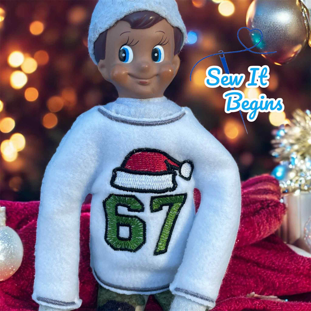 Six Seven 6 7 Elf sized Jumper Sweater - Digital Download – Sew it ...