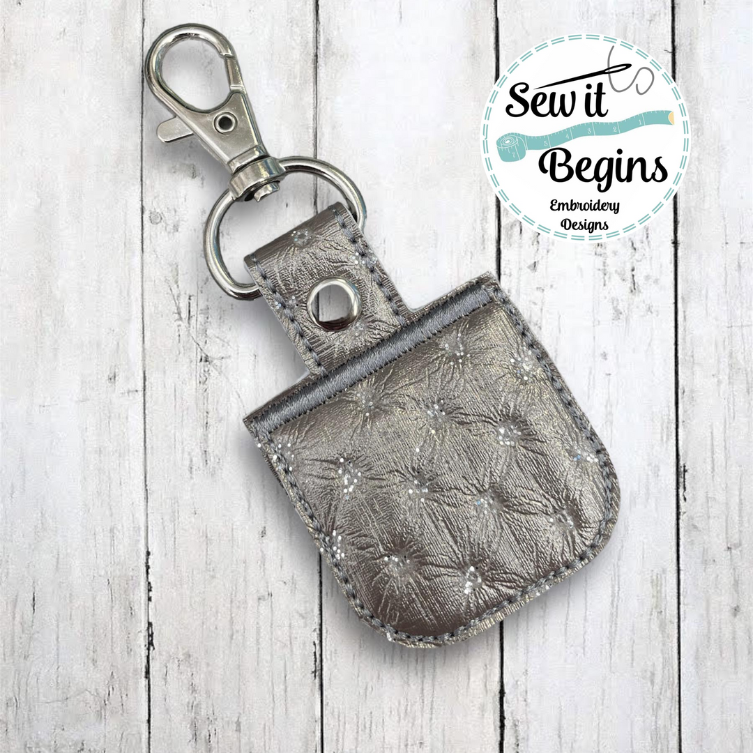 Cart or Trolley Token Coin Holder with Snap Tab Keyring Top and Flap 4 ...