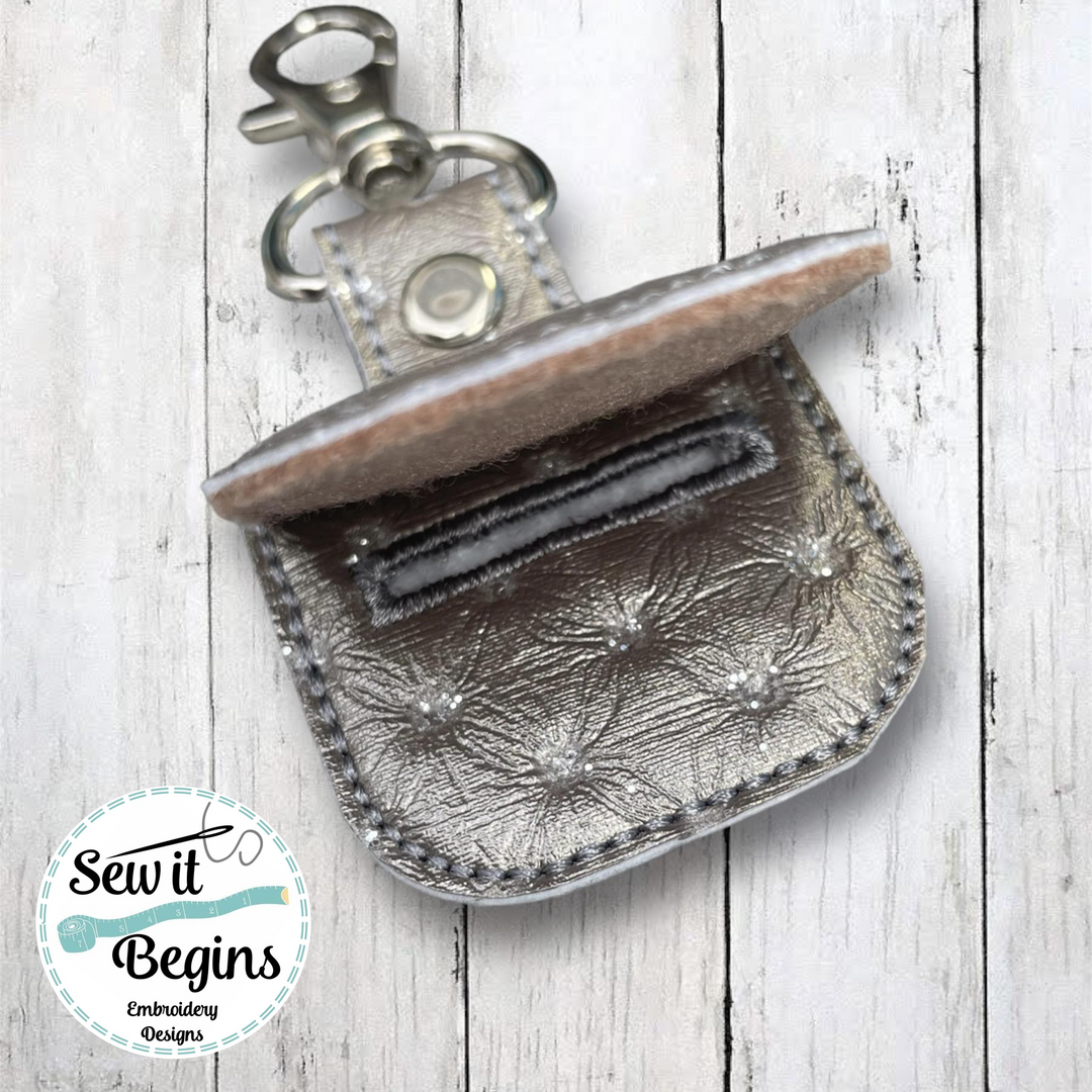 Cart or Trolley Token Coin Holder with Snap Tab Keyring Top and Flap 4 ...