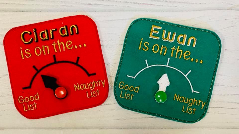 Elf Sized Naughty or Nice Interactive Behaviour Chart Set, for all 12 ...