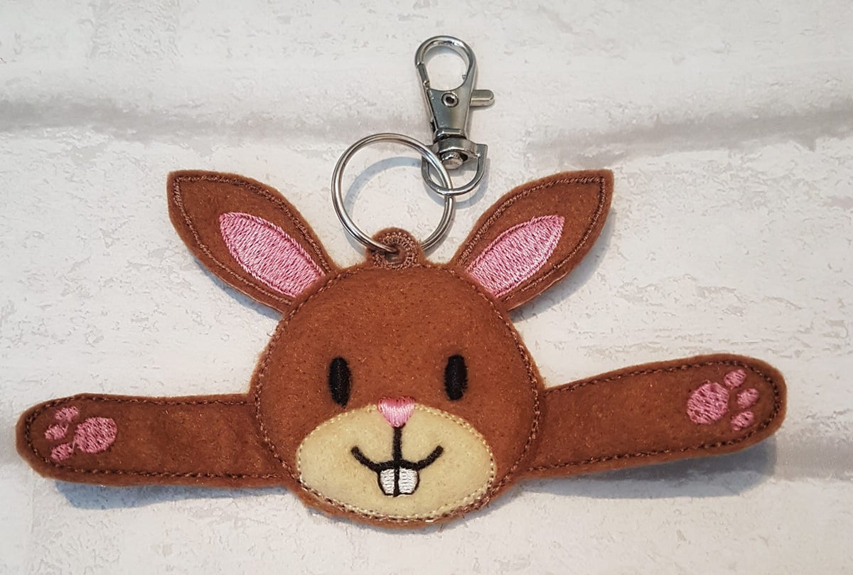 Pocket Pal Hug Me Bunny Rabbit Eyelet Keyring Key Fob Design – Sew it ...