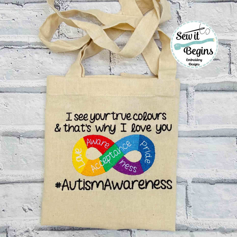 Set of 4 Autism Awareness Designs Special Charity Design Autism Awaren ...