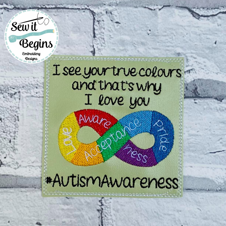 Set of 4 Autism Awareness Designs Special Charity Design Autism Awaren ...